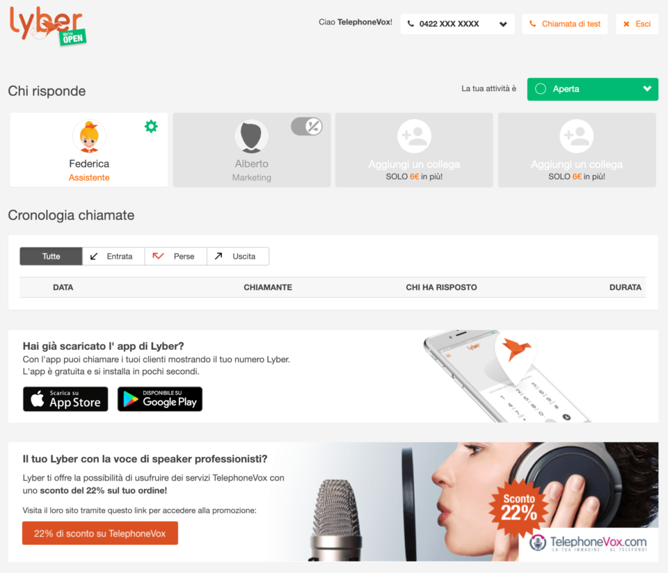 Lyber diventa partner di TelephoneVox.com
